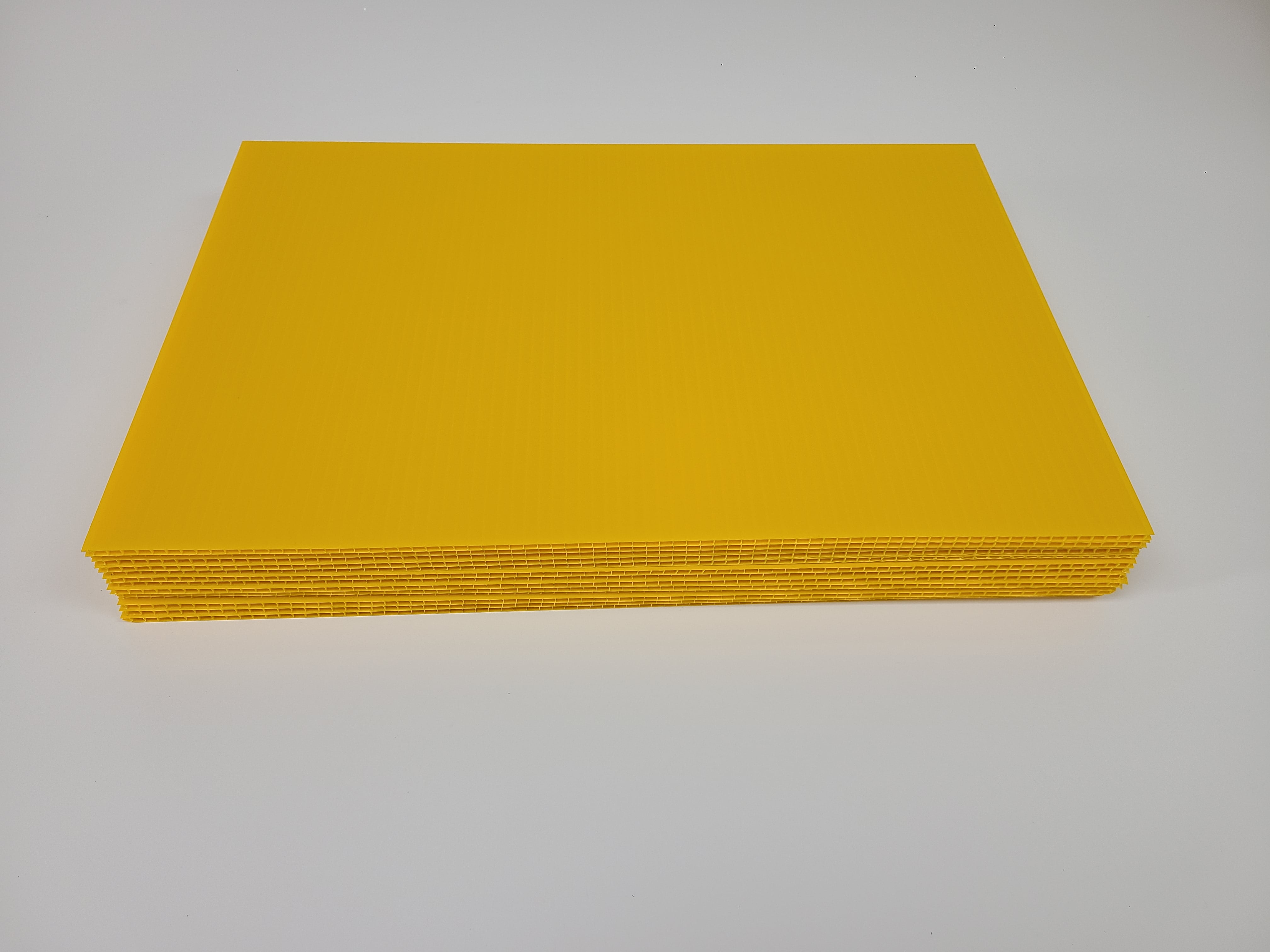 10 Yellow Sign Board 18x12 inch x 4 mm Corrugated Plastic Sign, Flute ...