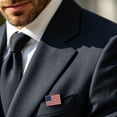 American Flag Brooch Pin Us Patriotic Enamel Lapel Pin For Suit Hat Bag ...