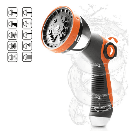 Watering Gun Gun, Garden Sprayer, High Pressure Watering Gun with 10 ...