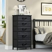 Mobile Chest of 7 Drawers - Versatile Wood Storage Dresser for Bedroom ...