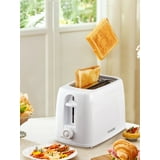 FOHERE 2 Slice Toaster, 700W, 6 Bread Shade Settings, Removable Crumb ...