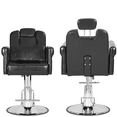 BETISEF Reclining Stylist Chair, Adjustable Headrest, PU Leather ...