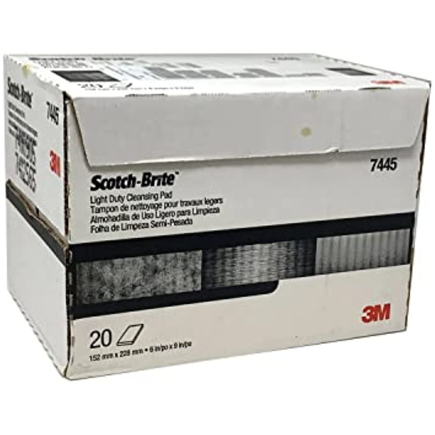 Scotch Brite 3m Light Duty Cleansing Pad 7445 ส ขาว | Shelly Lighting