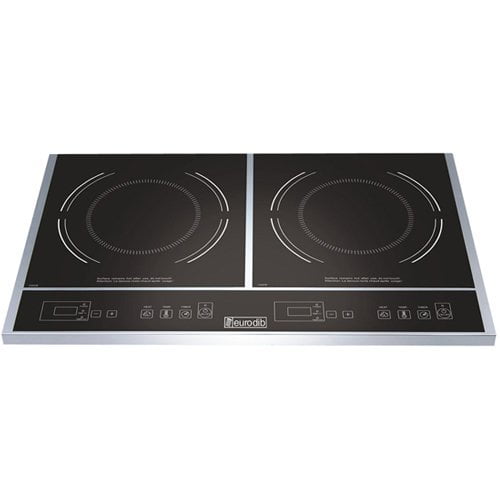 Eurodib Double Induction Cooker, 23 1/2 x 14 1/8 x 2 1/2 inch - 1 each ...