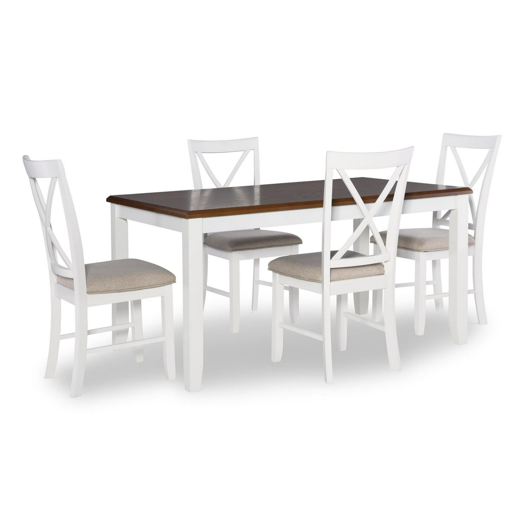 Click here for Linon Lander 5-Piece Dining Set  Brown prices