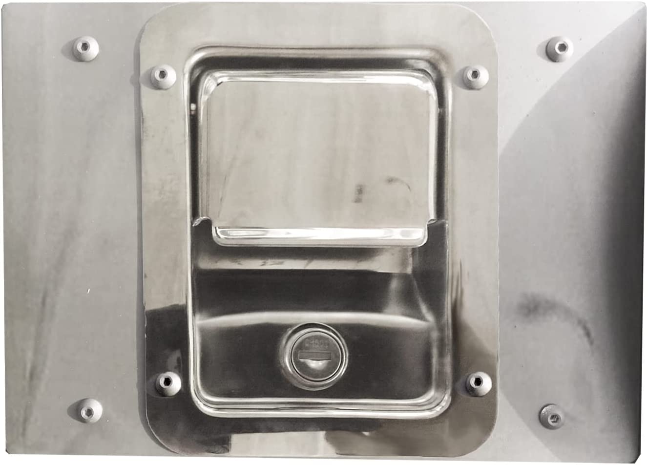 Locking Slant Back Rear Hatch Exterior Handle + Mounting Plate, fits ...