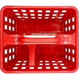 Black Duck Brand Set of 4 Divided 3-Compartment Plastic Caddies with ...