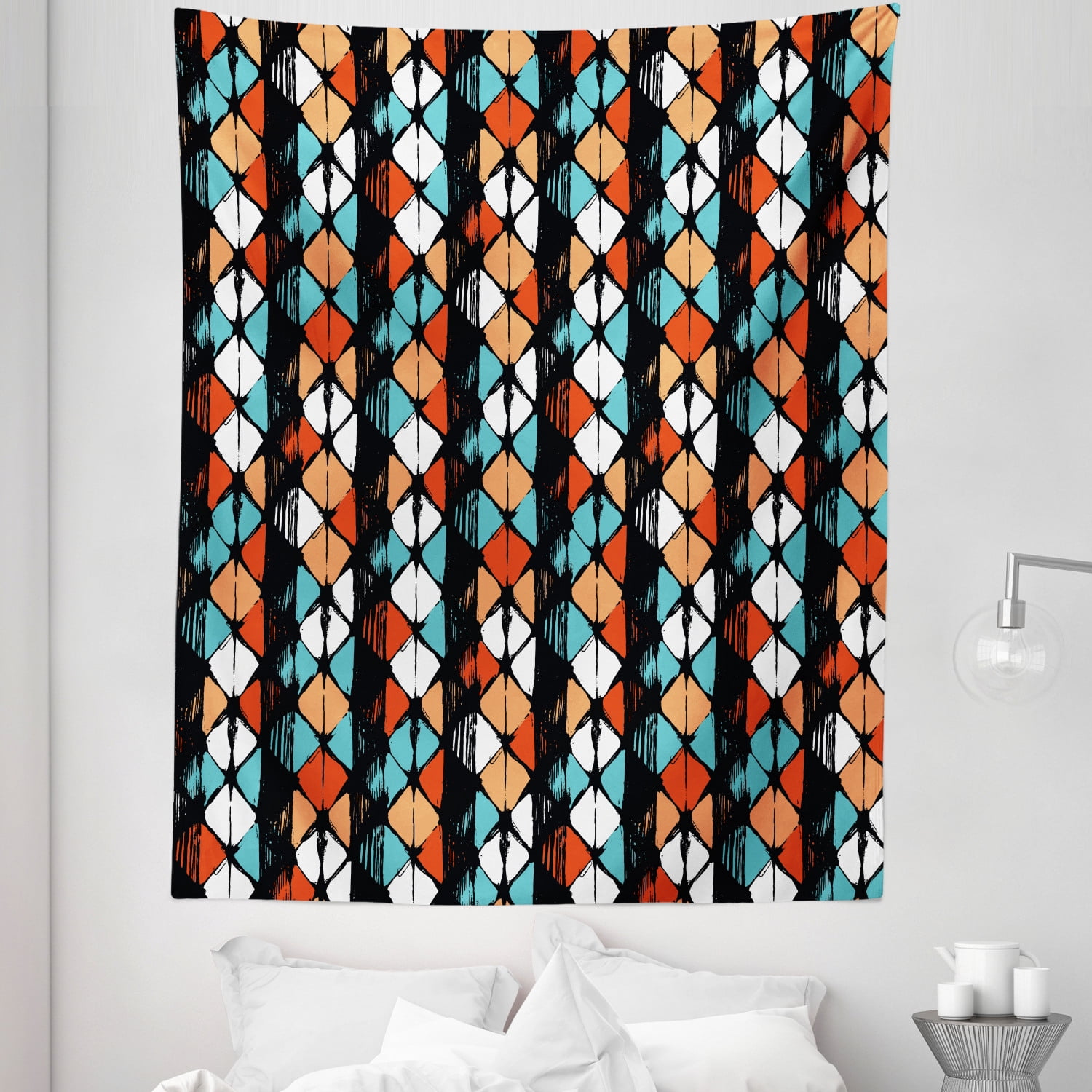 Geometric Tapestry, Vector Contemporary Design Geometric Hexagonal ...