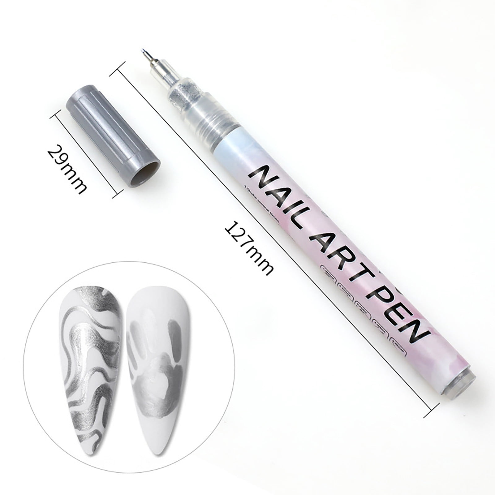 Xihbxyly Bolígrafo para Decoración de Uñas, Herramienta Creativa para ...