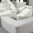 CRO Decor L-shaped modular fully foam-filled simple living room sofa ...