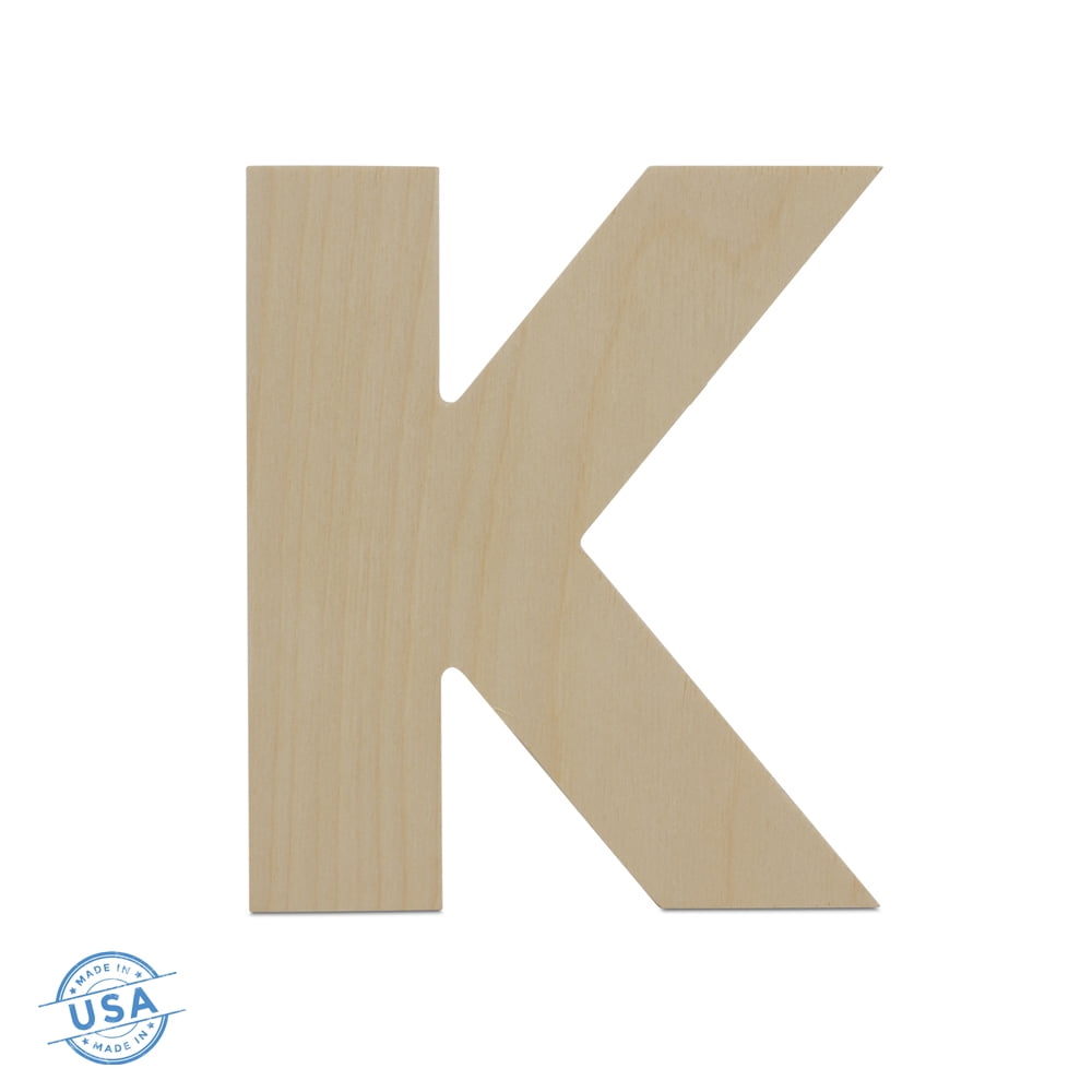 Wooden Letter K Cutouts 8", Wooden Letters for Wall Decor, Home Decor ...