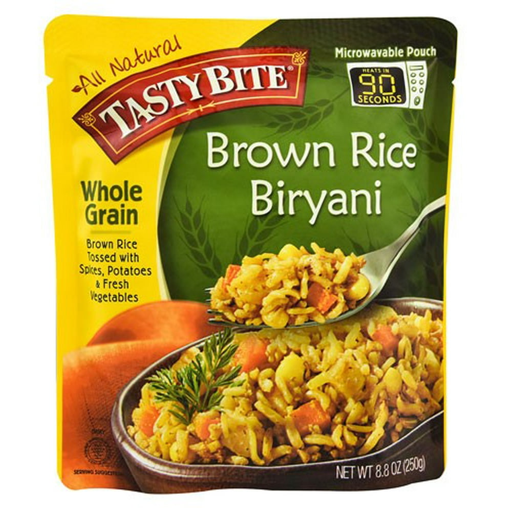 Tasty Bite Brown Rice Biryani, 8.8 oz - Walmart.com - Walmart.com