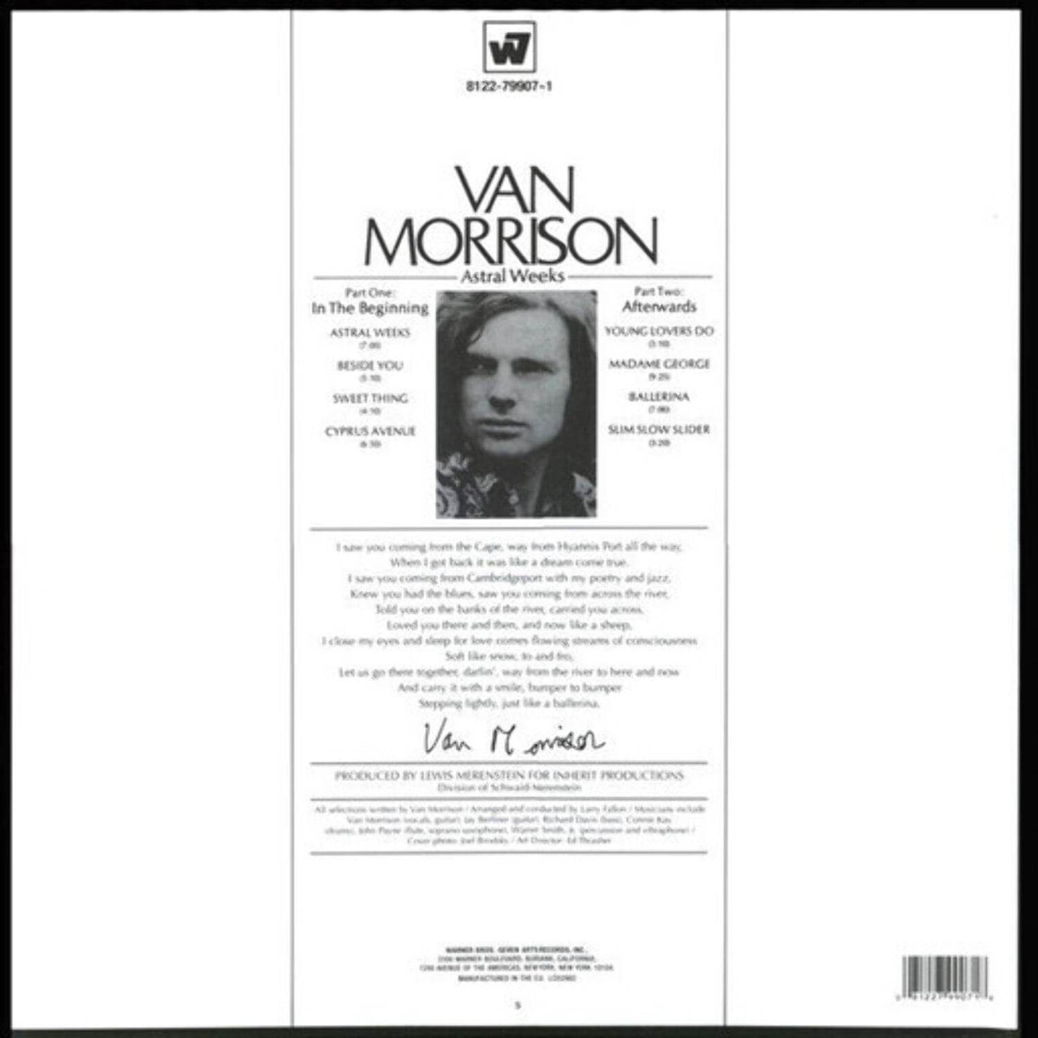 Van Morrison Astral Weeks