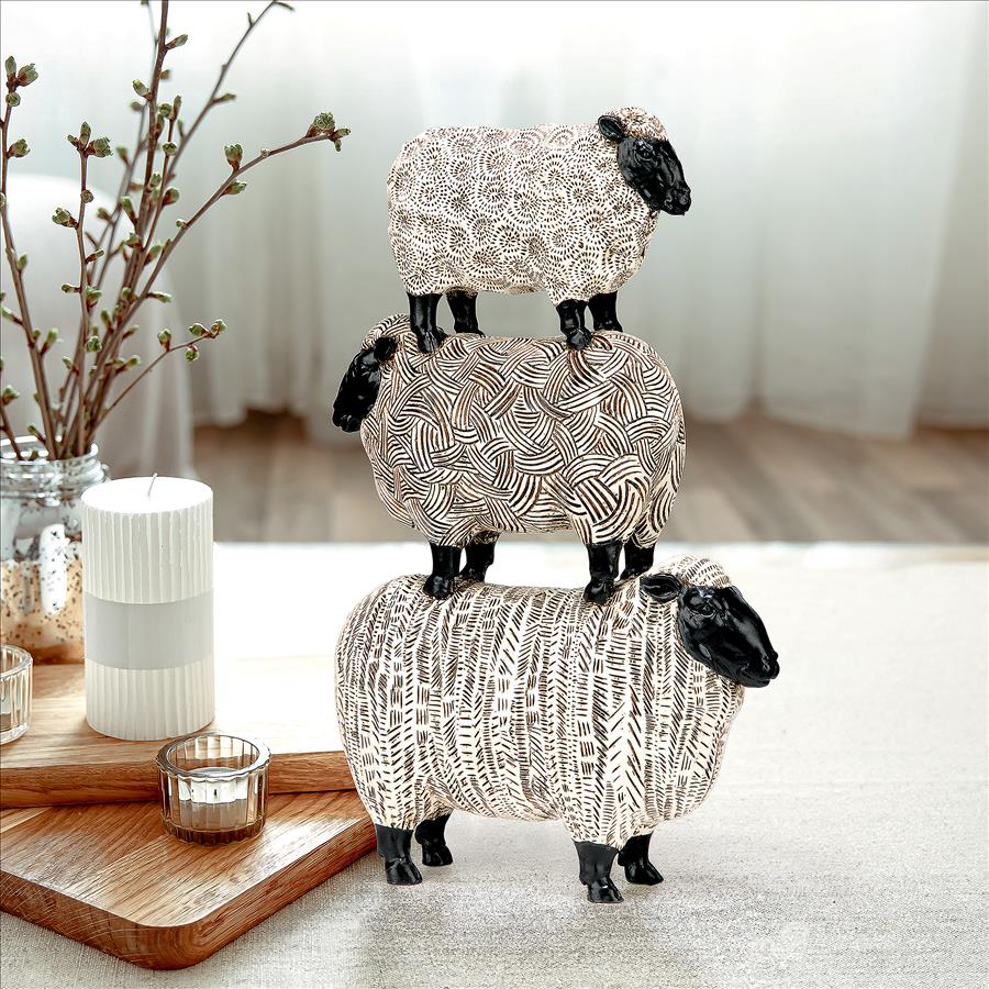 Design Toscano Stacked Sheep Spirit Animal Statue - Walmart.com