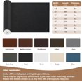 1 Pack Leather Repair Patch, 17 x 79 Inch Self-Adhesive Vinyl Patch for ...