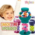 Playbees Twirling Gumball Machine - 3 Pack - 10 Inch - Gumballs Candy ...
