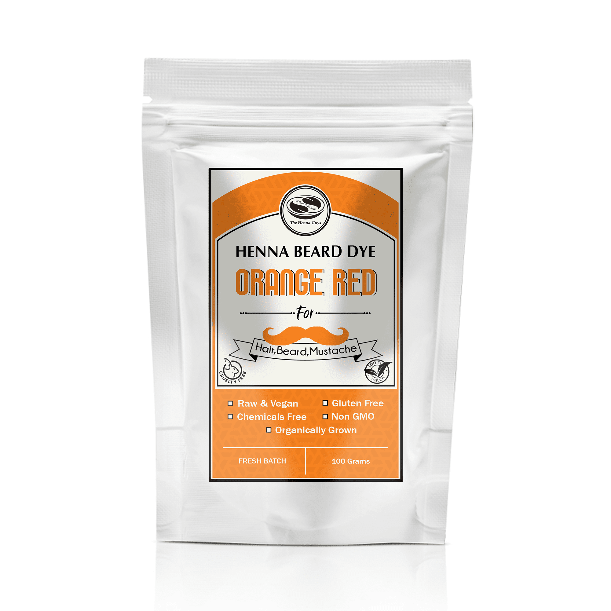 Buy Orange Red Henna Beard Dye Online in India. 531485341