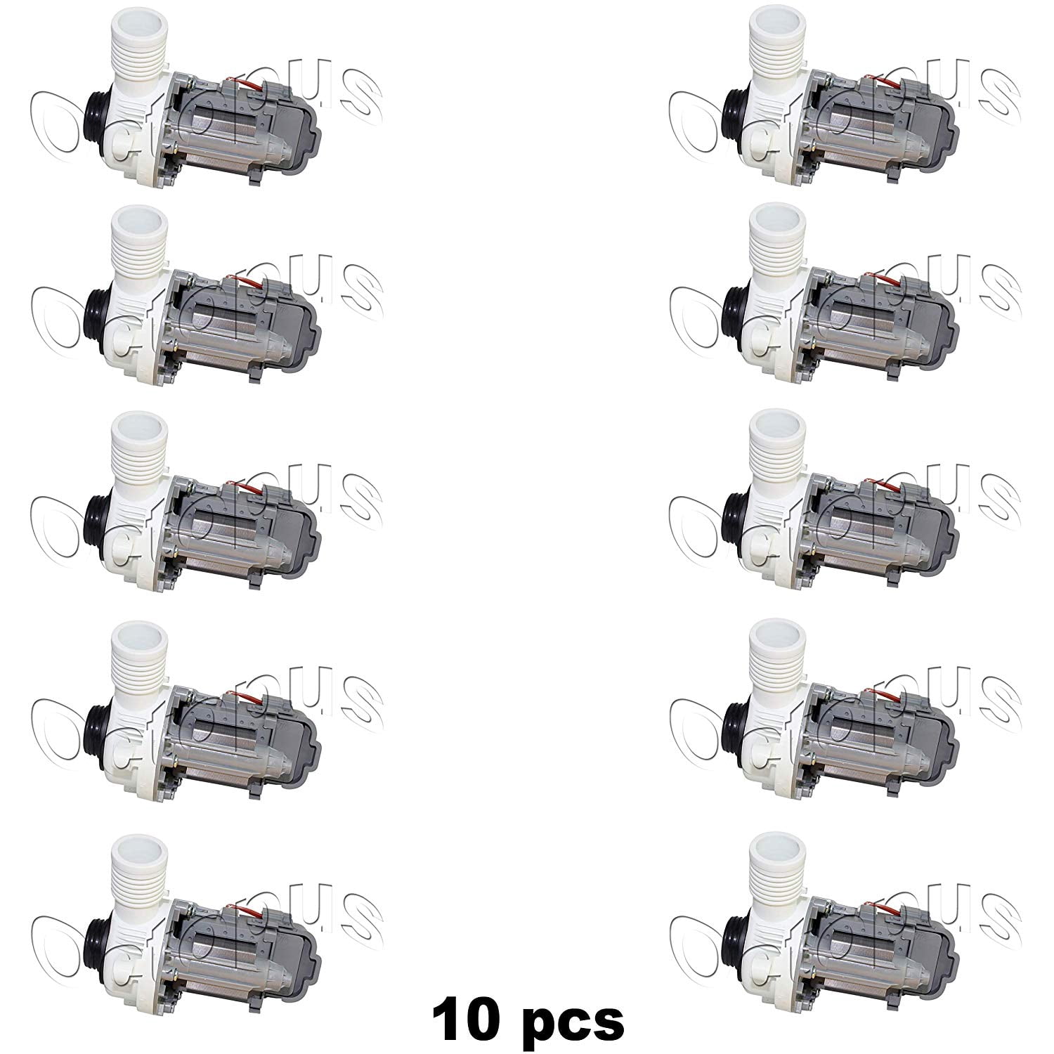 10 PCS of Washer Drain Pump Assembly for Whirlpool W10276397 AP4514539 ...