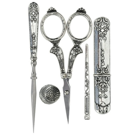 Sewing Scissors, Retro Sewing Scissors Set Durable Convenience ...