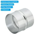 Uxcell 4" Galvanized Steel Duct Connector Duct Coupling Vent Coupler, 3 ...