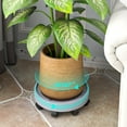 Plant Wheels, Round Flower Pot, Planter Trolley Casters, Moving Plant ...