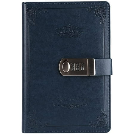 Digital Password Journal with Lock Retro Privacy Diary with Combination ...