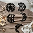 1Set Wood Moon Phase Pendant Decoration Home Wall Hanging Ornaments ...