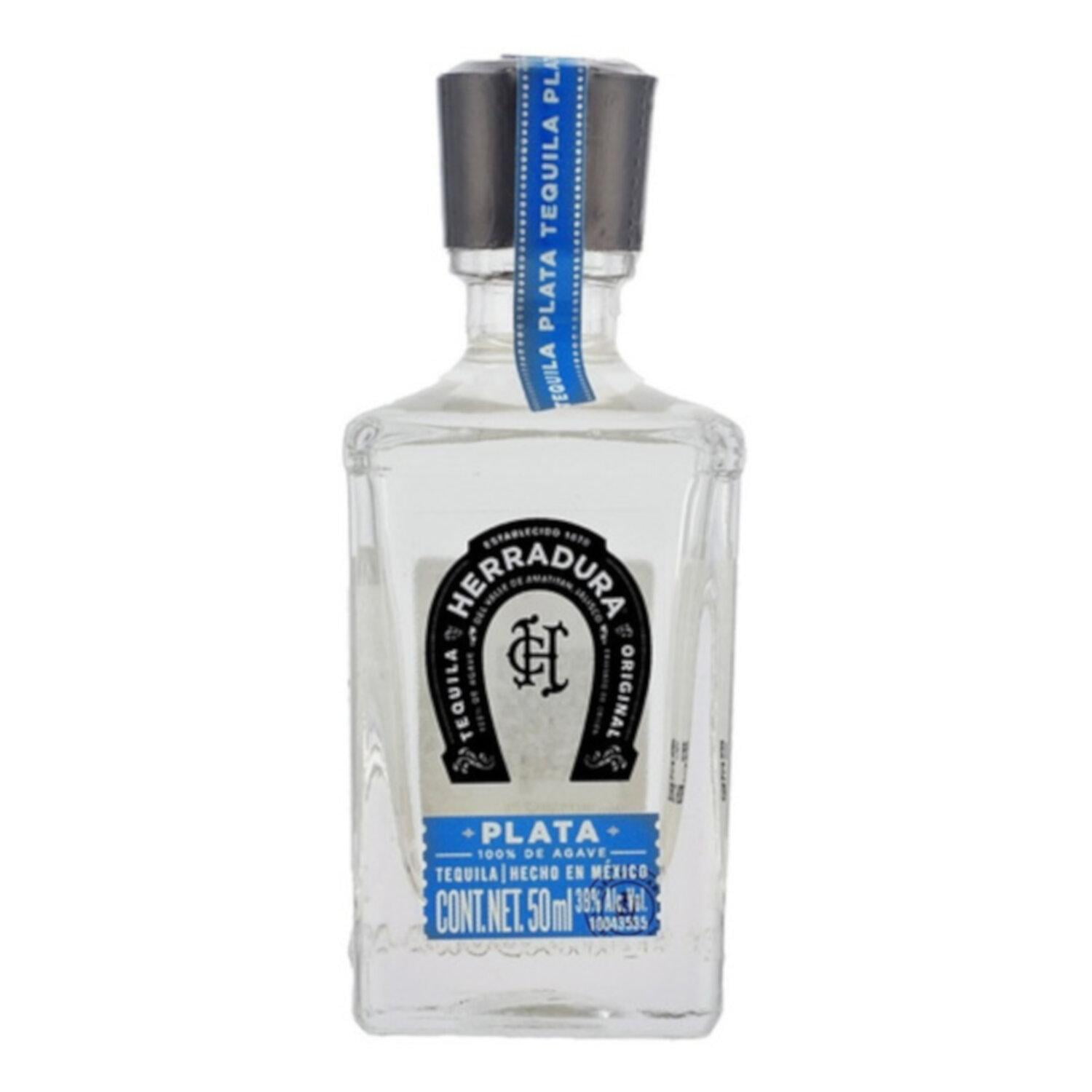 Caja de 60 Tequila Herradura Plata Mini 50 ml Herradura Plata Mini ...