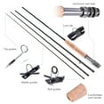 9' Fly Fishing Rod and Reel Combo with Carry Bag 10 Flies Complete ...