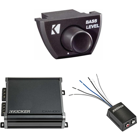 Kicker 46CXA4001 CXA4001 - 400-Watt Mono Class D Subwoofer Amp With Amp ...