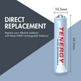 Tenergy AAA Rechargeable Batteries, 12 Pack 1000mAh NiMH Rechargeable ...