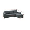 Ucloveria Convertible Sectional Sofa Pull out Bed Couch Storage Chaise Reversible Sectionals ...