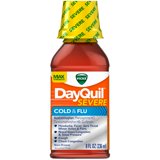 Vicks DayQuil Severe Max Strength Non-Drowsy Alcohol Free Cold & Flu ...