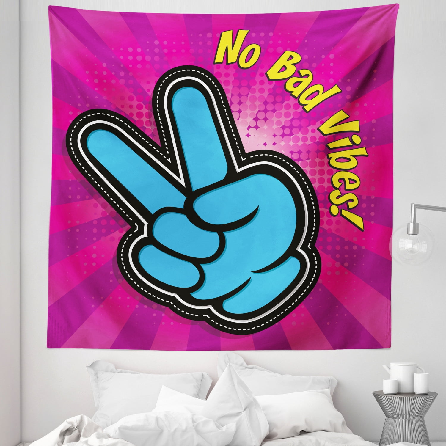 Colorful Peace Hand Signs