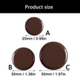 24Pcs Easy MoveThickened Moving Pad Furniture Leg Sliders For Carpet ...
