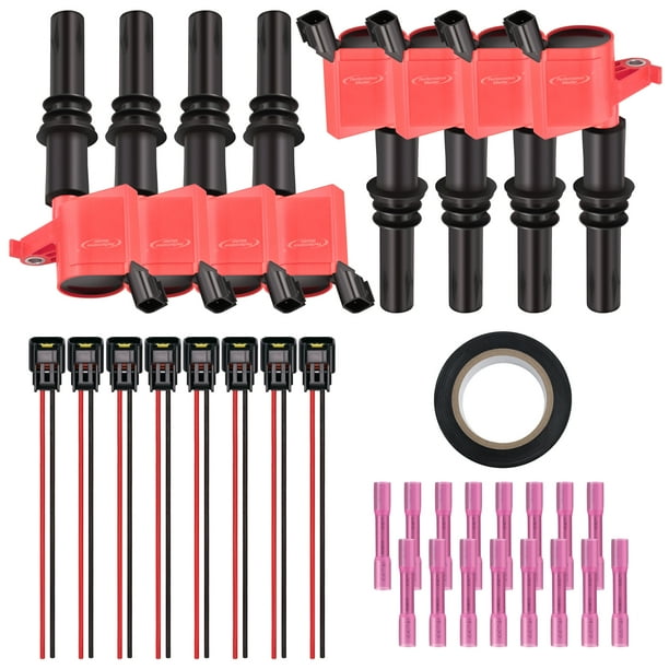 Ignition Coils & Pigtail Wiring Harness Fits Ford F-150 Mercury ...