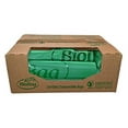BioBag (USA) 100% Certified Compostable Shopping Bags, 12 lb Capacity ...