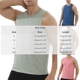 JTSRKL Men's Crew Neck Sleeveless Workout Shirts Printed‑Pattern Casual ...