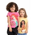 Disney Princess Toddler Girls Fashion T-Shirts with Short Sleeves, 4 ...