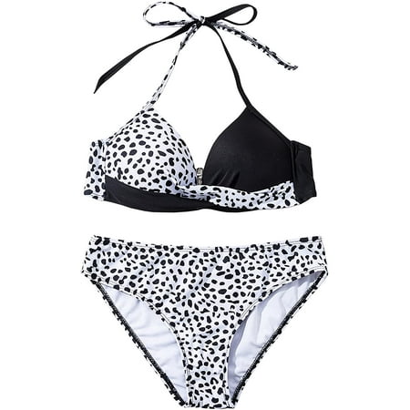 IGUOHAO Womens Two Piece Swimsuit,Sexy Halter String Triangle Bikini ...