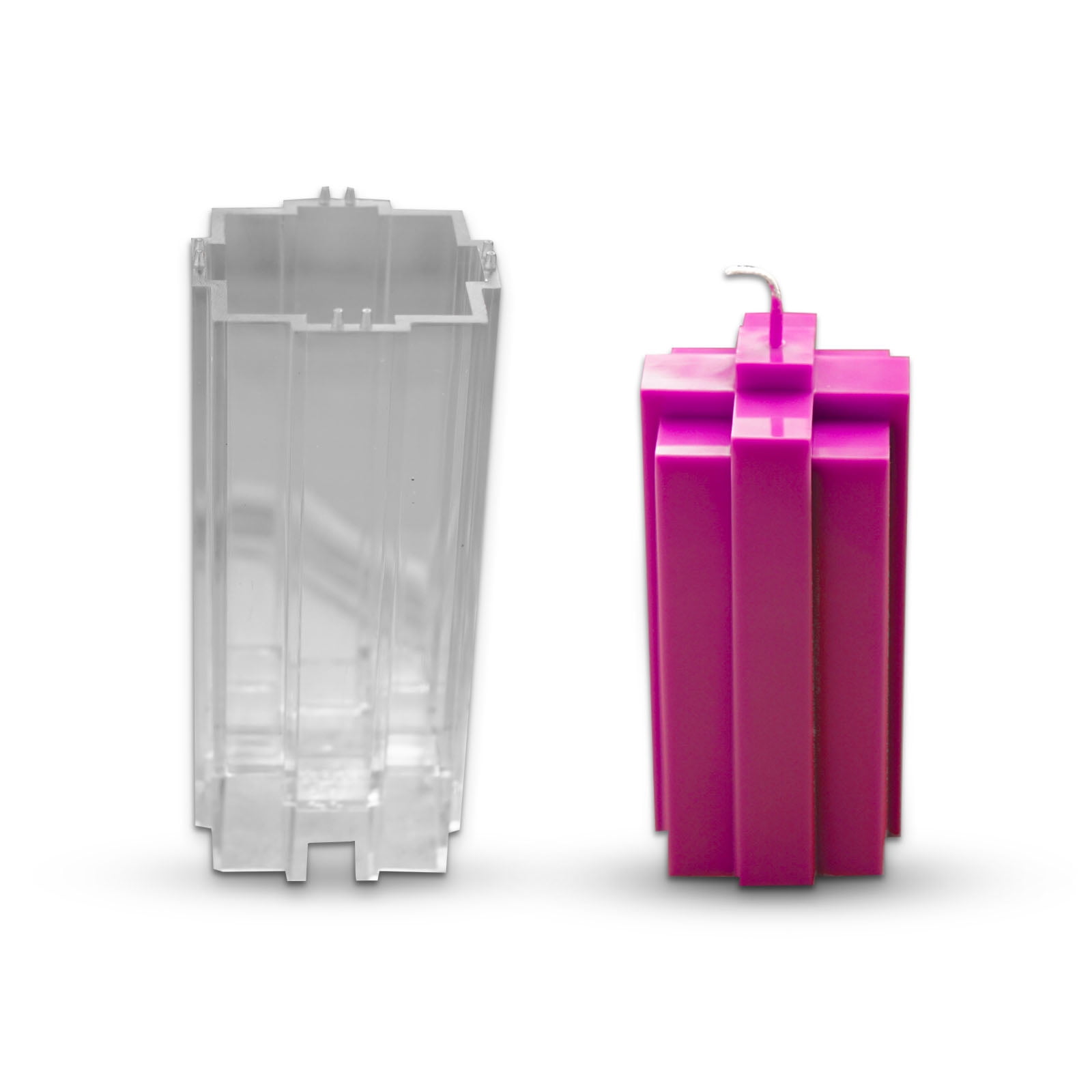 Candle Lab |3D Silicone Candle Mould for Candle Making Acrylic Cuboid ...