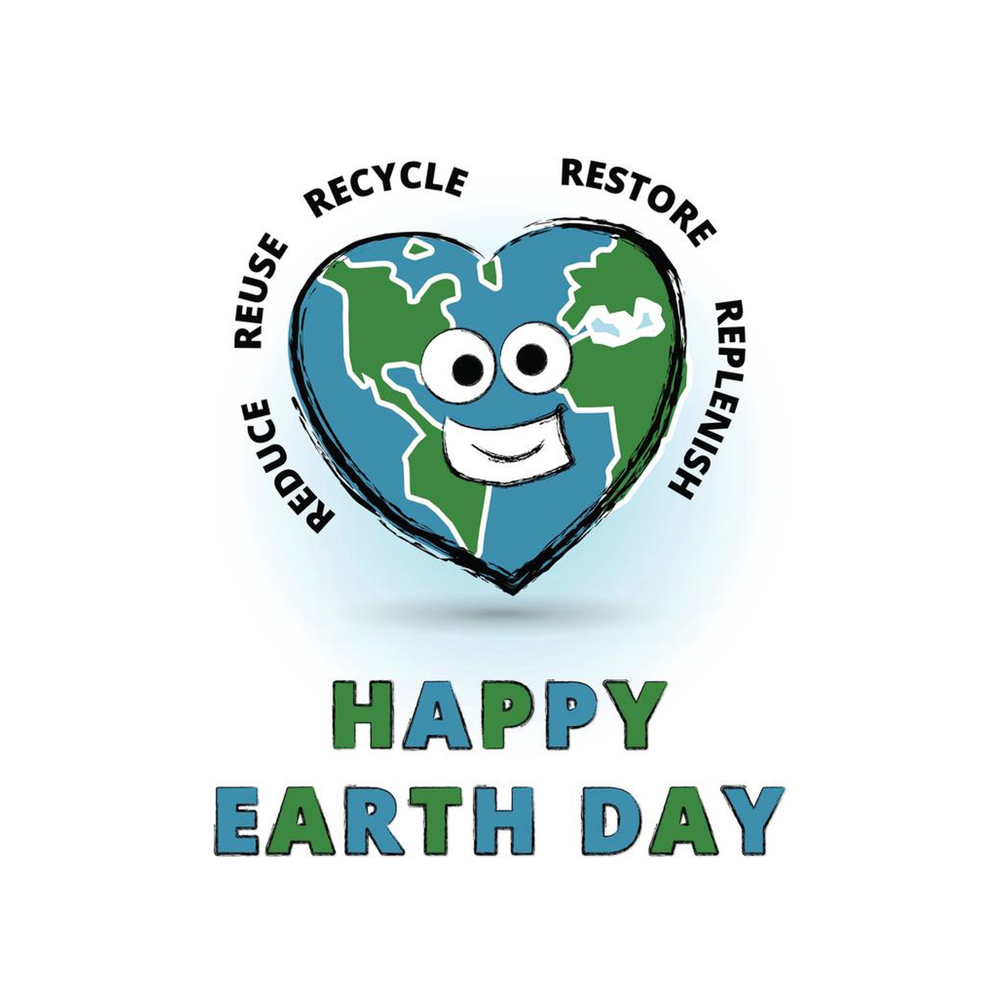 Poster On Go Green Reduce Reuse And Recycle
