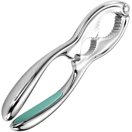 Nutcracker, Metal Heavy Duty Nut Cracker with Non-Slip Handle, Walnut ...