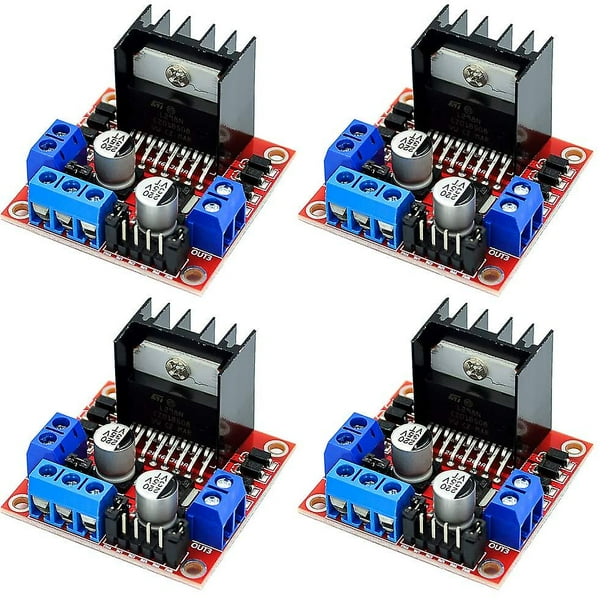4-piece L298n Dual Bridge Dc Stepper Motor Drive Controller Board ...