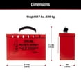Master Lock 498A Latch Tight Group Lock Box, Portable, Red - Walmart.com