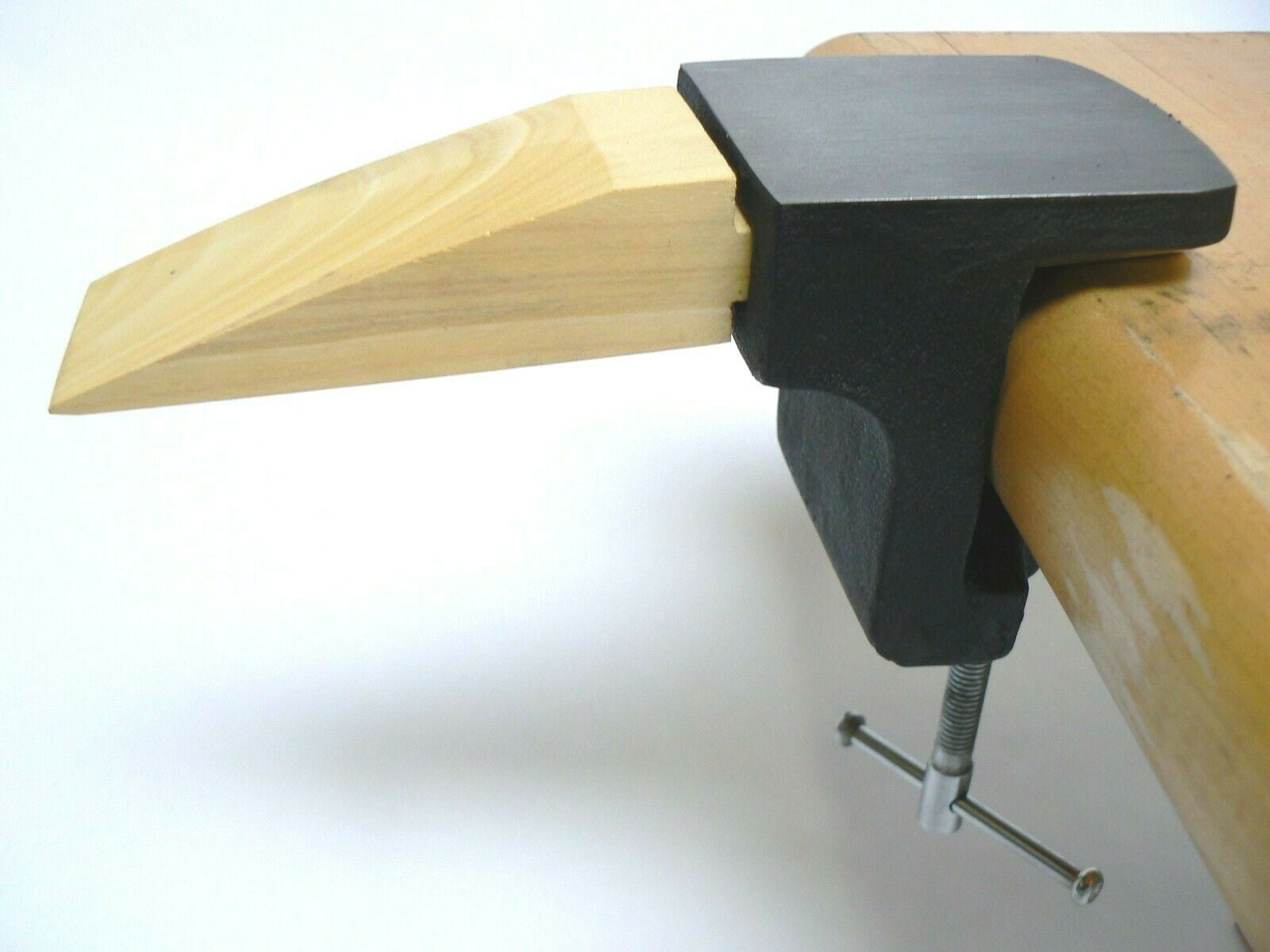 Jewelry Making Bench Pin Anvil Wood Peg with Clamp Steel Block Jeweler ...