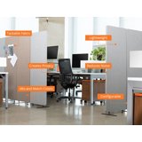 Stand Up Desk Store ReFocus Freestanding Noise Reducing Acoustic Room ...