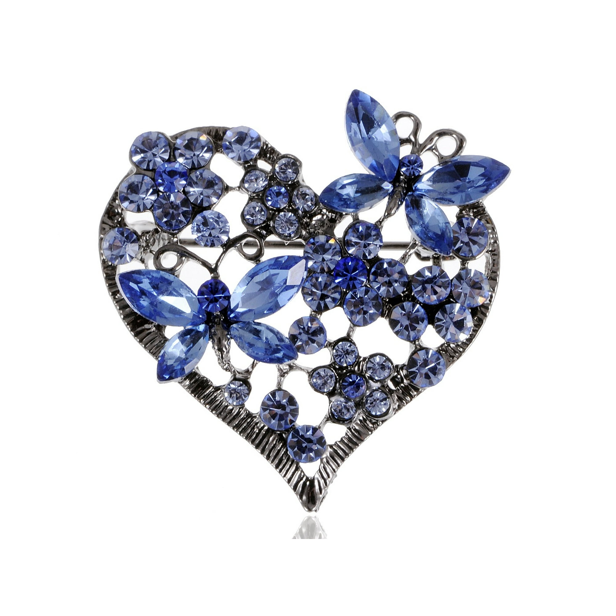 Butterfly Heart Broach Imames