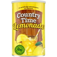 Country Time Half & Half Lemonade Iced Tea Naturally Flavored Powdered ...