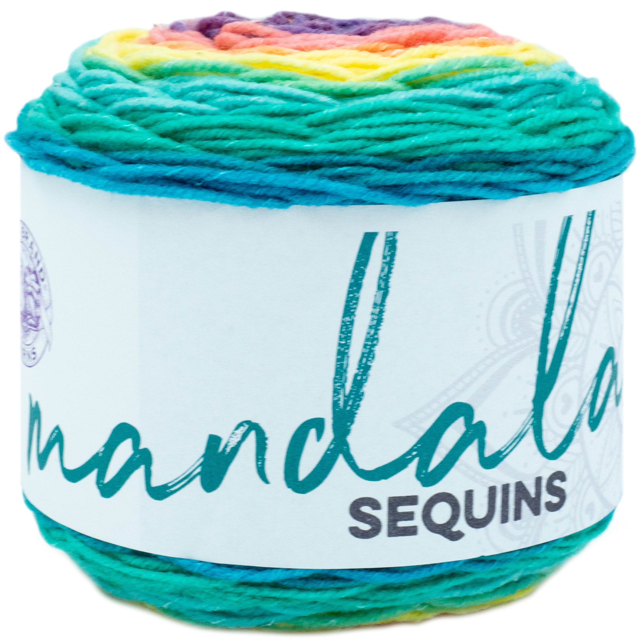 Lion Brand Mandala Sequins Yarn-Opal - Walmart.com